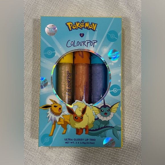 Colourpop | Makeup | Colourpop Pokmon X Ultra Glossy Lip Trio Fire ...